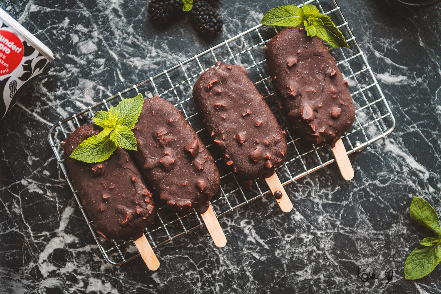 Vegan Chocolate Popsicles like Magnum Recipe - food-lifestyle-facts